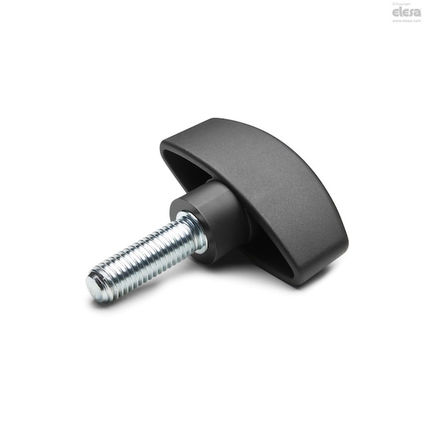 Elesa Zinc-plated steel threaded stud, CTL.476/30 p-M6x10 CTL.476-p | Zoro