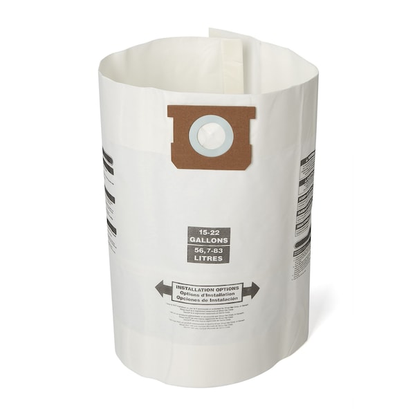 Craftsman Wet/Dry Vac Dust Collection Bags for 15-22 Gal. Shop Vac ...