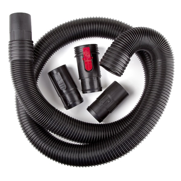Workshop Wet/Dry Vacs 2-1/2-Inch x 7-Feet DUAL-FLEX Locking Vac Hose ...