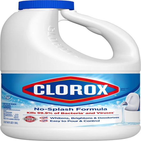 Clorox Clorox Splash-Less Clean Linen Scent Bleach 77 oz 32347 | Zoro
