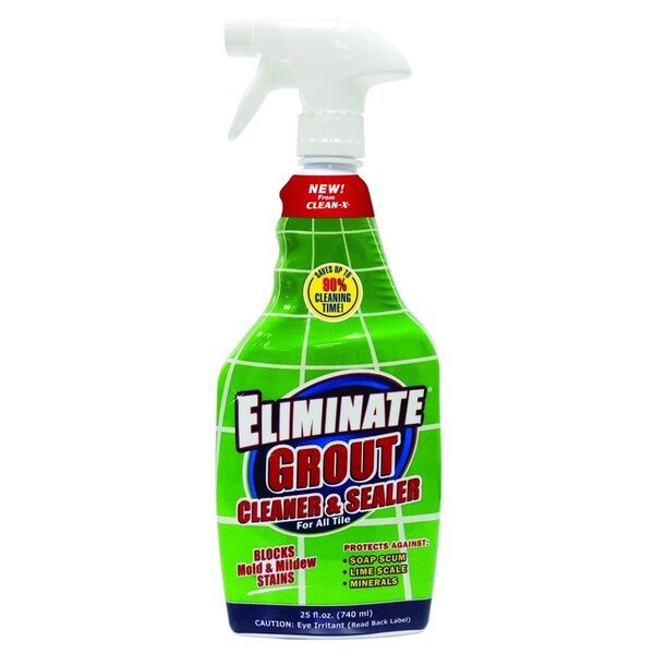 Clean-X Eliminate No Scent Grout Cleaner 32 oz Liquid Spray 30332 | Zoro