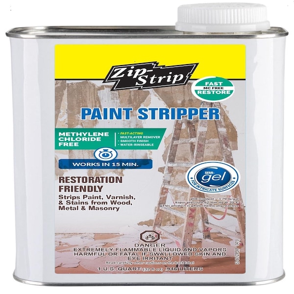 Zip-Strip Paint and Varnish Stripper 1 qt 53-601ZIPEXP | Zoro