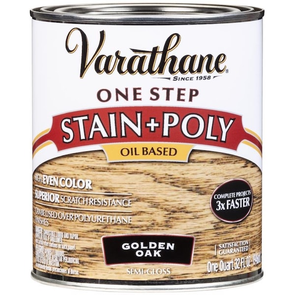 Varathane Semi-Gloss Golden Oak Oil-Based Oil Modified Urethane One ...