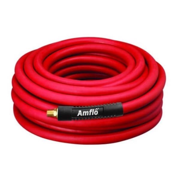 Amflo Amflo 50 ft. L Rubber Air Hose 300 psi Red AMFL55250AE | Zoro