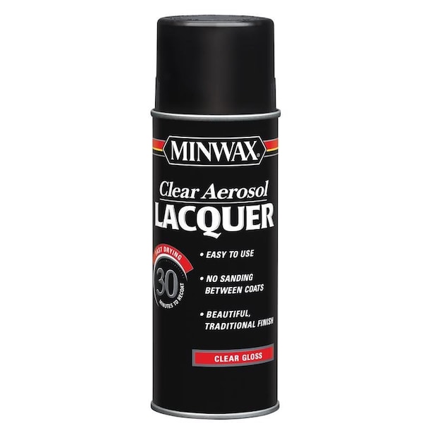 Minwax Minwax Gloss Clear Oil-Based Lacquer 12 oz 152000000 | Zoro