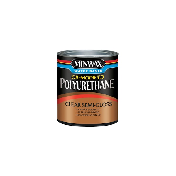 Minwax Minwax Water Based Oil-Modified Semi-Gloss Clear Water-Based Oil ...