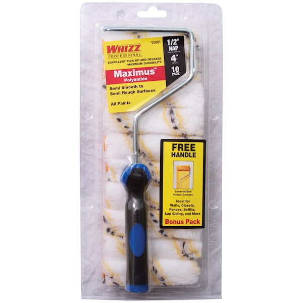 Whizz Whizz Maximus Polyamide Fabric 4 in. W X 1/2 in. Mini Paint ...