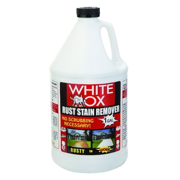 White-Ox Liquid Gal White Ox No Scent Rust Stain Remover 1 gal Liquid ...
