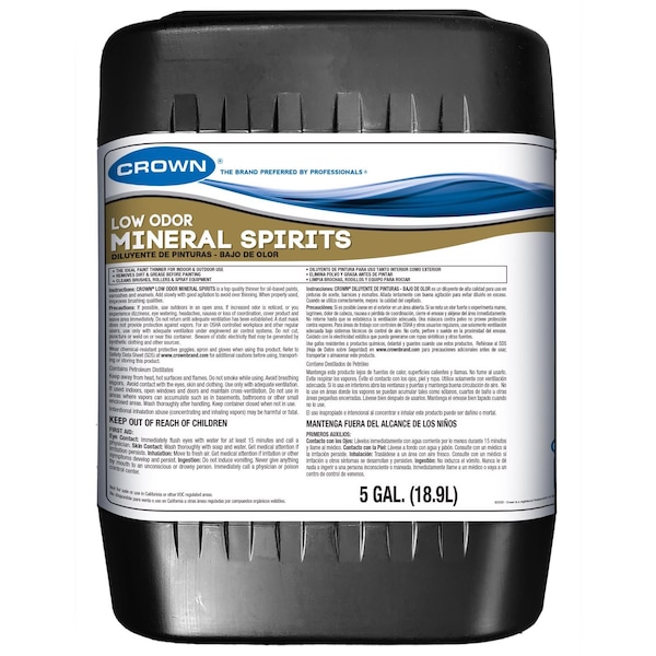 Crown Mineral Spirits Mineral Spirits 5 gal (OMSM05) | Zoro