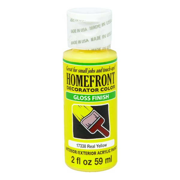 Homefront Gloss Real Yellow Hobby Paint 2 oz 17338 | Zoro