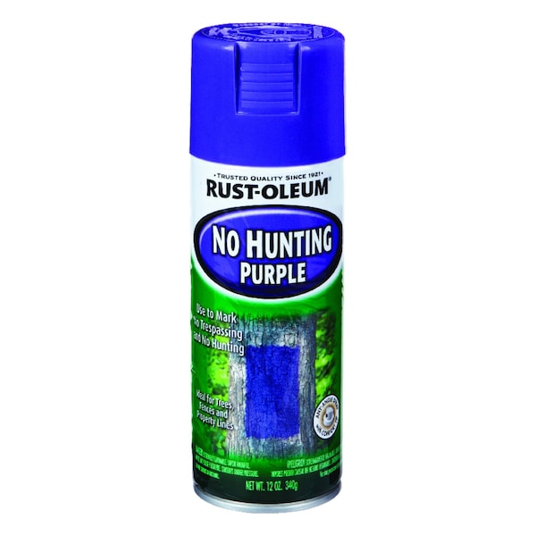 Rust-Oleum Rust-Oleum Gloss No Hunting Purple Spray Paint 12 oz 270970 ...
