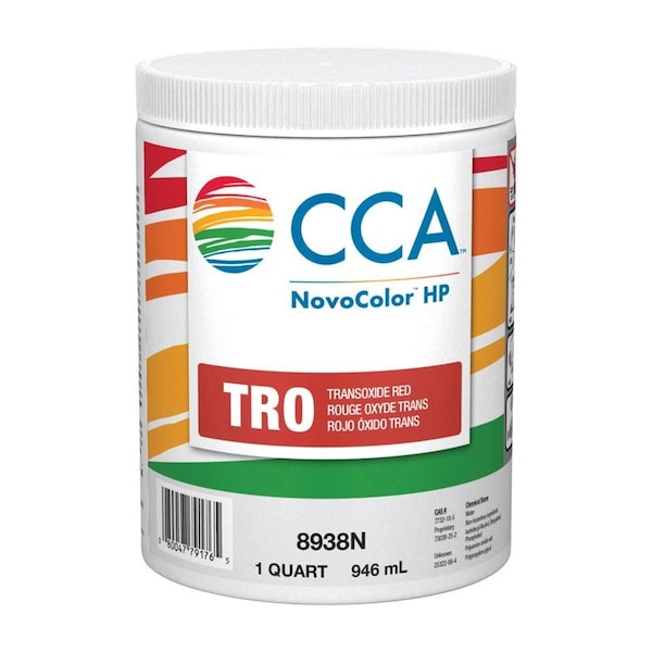 Cabot NovoColor HP CCA TR Trans Oxide Red Paint Colorant 1 qt 076 ...