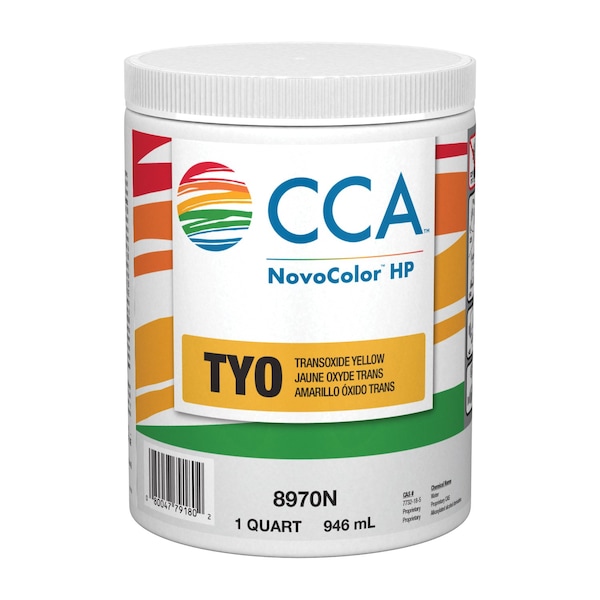 Novocolor Hp CCA TY Trans Oxide Yellow Oil-Based Paint Colorant 1 qt ...