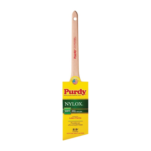 Purdy Nylox Dale 2-1/2 in. Soft Angle Trim Paint Brush 144080225 | Zoro