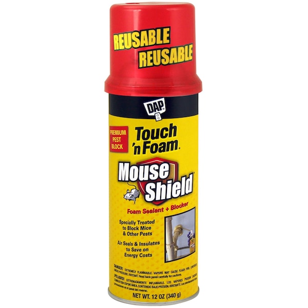 Convenience Touch 'n Foam Mouse Shield Off White Polyurethane Foam Foam ...