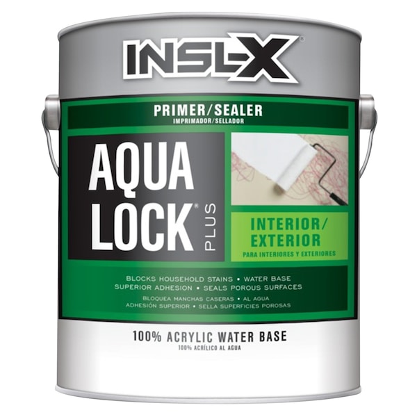 Insl-X By Benjamin Moore Insl-X Aqua Lock Plus White Flat Water-Based ...