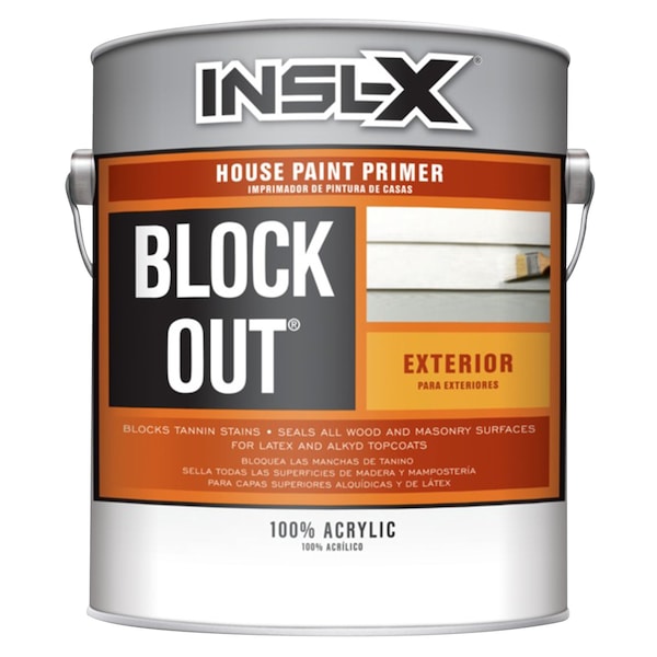 Insl-X By Benjamin Moore Insl-X Block Out White Flat Acrylic Primer 1 ...