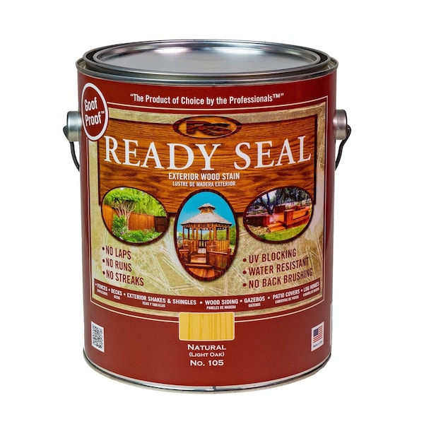 Ready Seal Ready Seal Goof Proof Semi-Transparent Flat Natural Oil ...