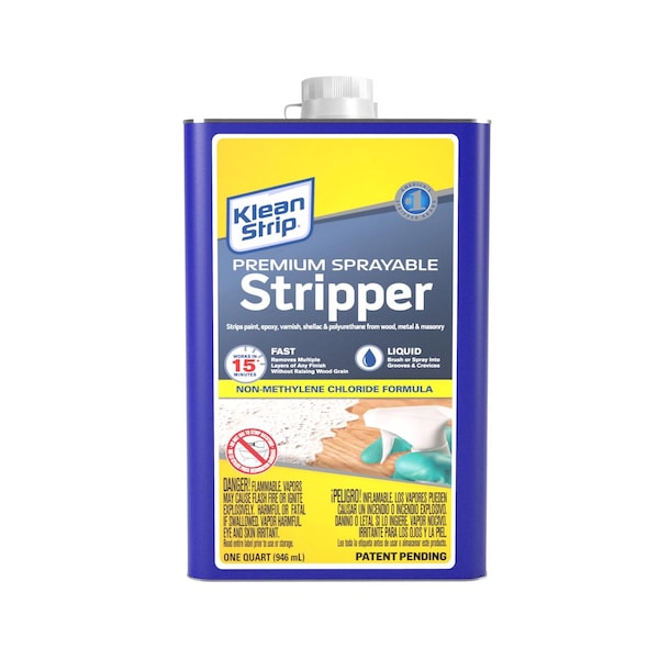 Kwik Strip Klean Strip Sprayable Fast Paint and Varnish Stripper 1 qt ...