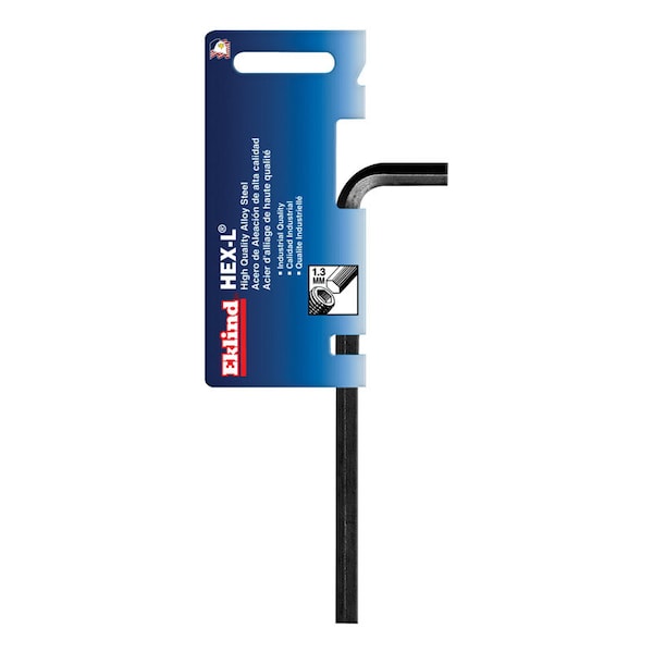 Eklind 1.3 mm Metric Long Arm Hex L-Key 1 pc 14602 | Zoro