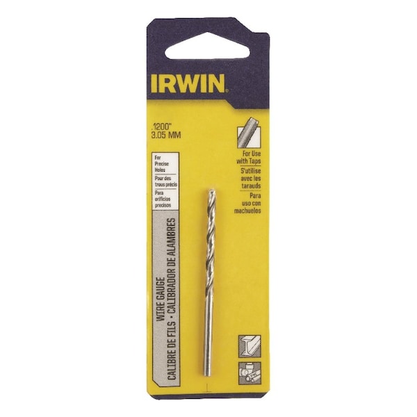 Irwin No 30 X 2-3/4 in. L High Speed Steel Jobber Length Wire Gauge Bit ...