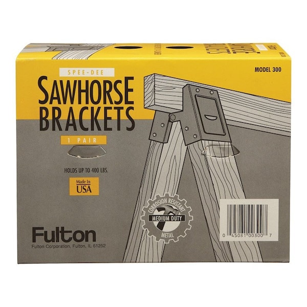 Fulton Fulton 2 in. H X 4 in. W Sawhorse Brackets 400 lb. cap. 1 pc ...