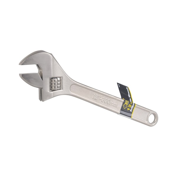 Steel Grip Adjustable Wrench 12 in. L 1 pc 2251775 | Zoro
