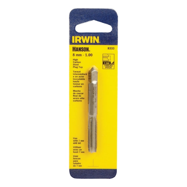 Irwin Hanson High Carbon Steel Metric Plug Tap 1 pc 8333 | Zoro