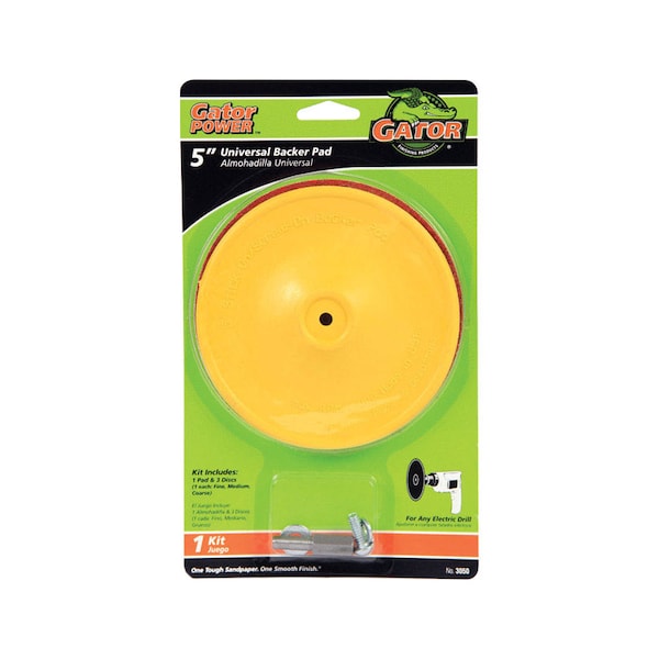 Gator Finishing SAND DISC BACKER PAD 5"" 3050 | Zoro