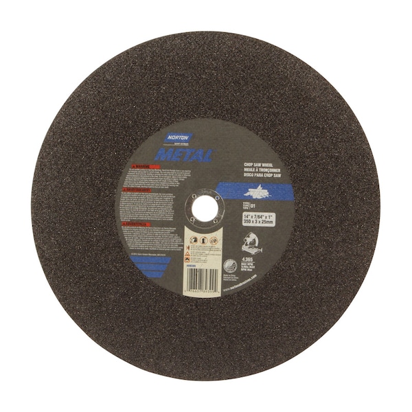 Norton Abrasives CHOP SAW WHEEL 14X7/64X1"" 07660789399 | Zoro