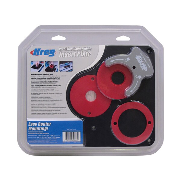 Kreg Router Insrt Plate Kt 4P PRS4034 | Zoro