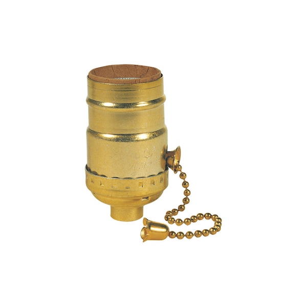 Westinghouse Westinghouse Brass Medium Base Pull Chain Socket 1 pk ...