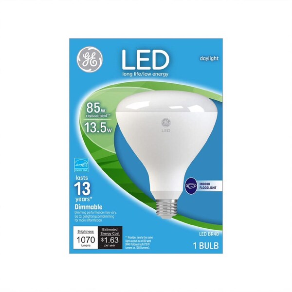 Current BR40 E26 (Medium) LED Floodlight Bulb Daylight 85 Watt ...