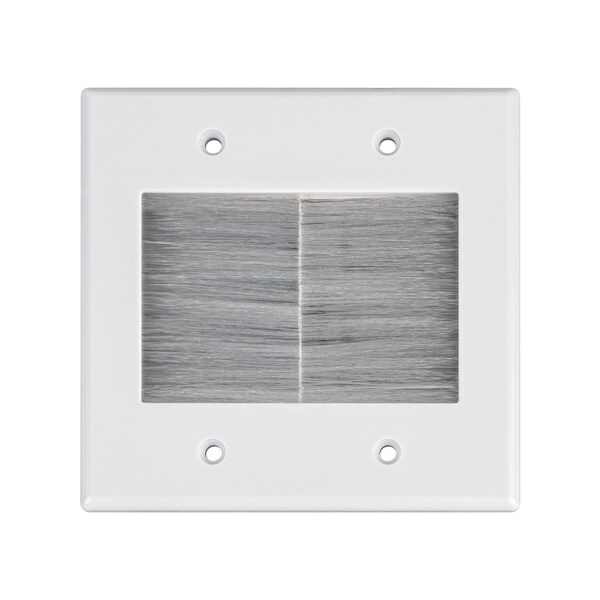 Monster Cable BRUSH WALL PLATE 2GANG JHIU0129 | Zoro