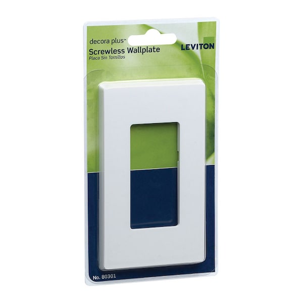 Decora Wallplate 1G Scrwls Wht (80301-W) | Zoro