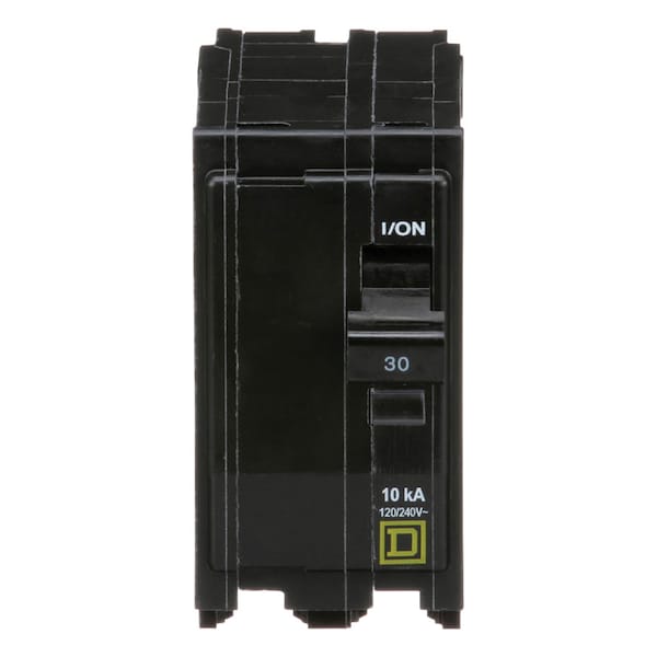 SQUARE D 30A, 2 pole Miniature Circuit Breaker, QO, 120/240V AC, - QO230CP