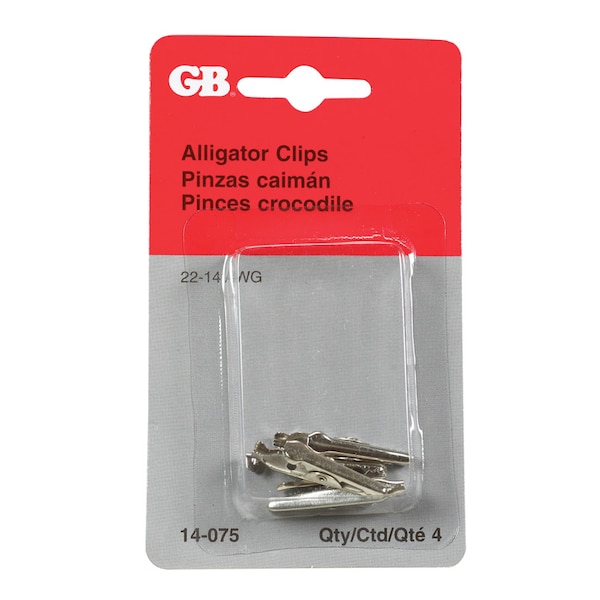 Gardner Bender Gardner Bender Alligator Clips 4 pk 14-075 | Zoro