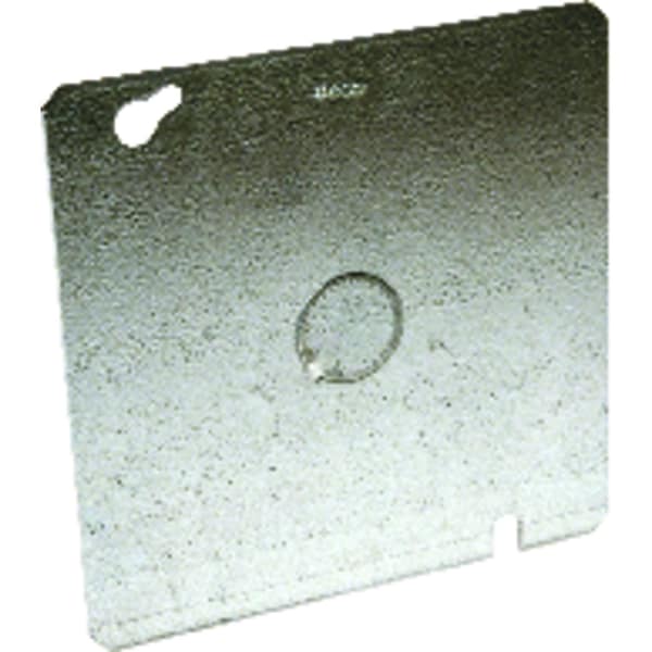 Raco Electrical Box Cover, Square, Steel 8833-5 | Zoro