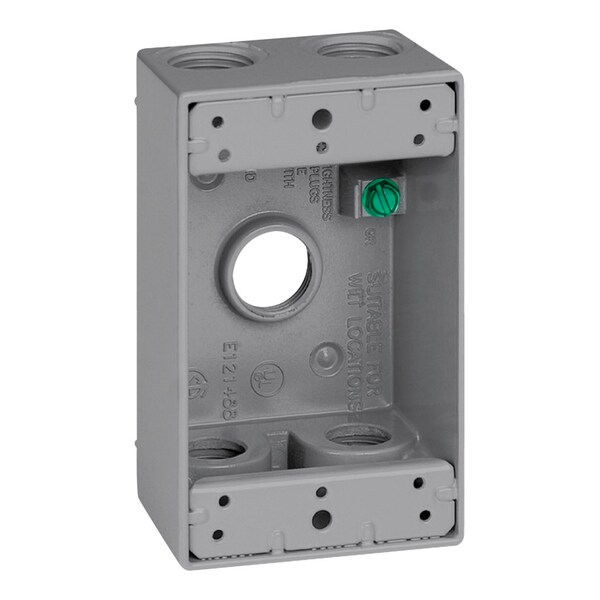 Sigma Engineered Solutions Electrical Box, Outlet Box Type, 1 Gang, Die ...