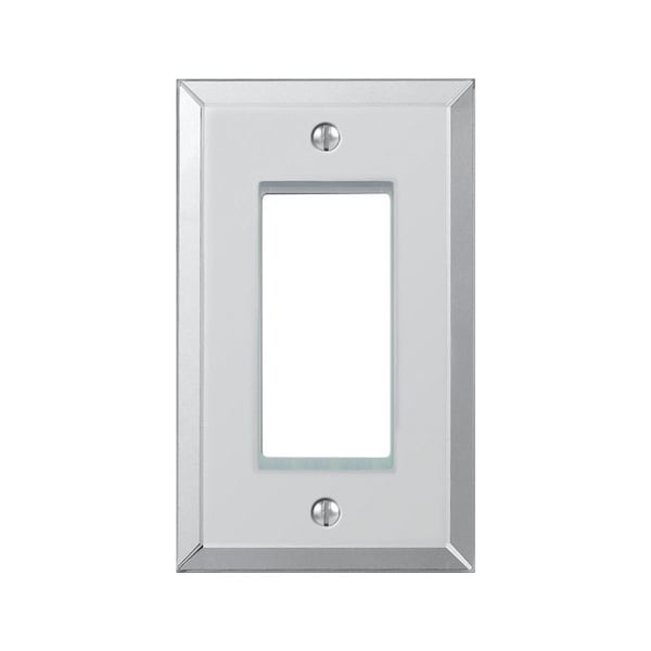 Amerelle Clear 1 gang Acrylic Decorator Wall Plate 1 pk 66R | Zoro