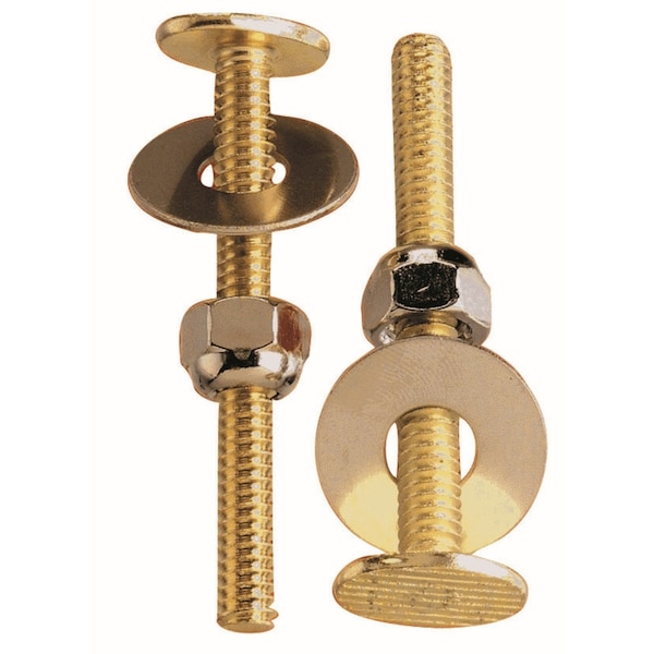 Plumb Pak Toilet Tank Bolt Set Solid Brass PP835-150 | Zoro