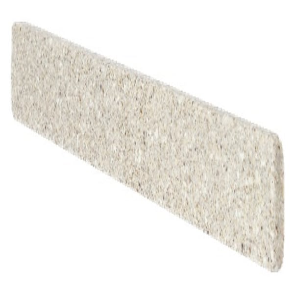 Arstar Inc. Arstar Cultured Marble Side Splash 22 in. W X 1 in. D Latte ...