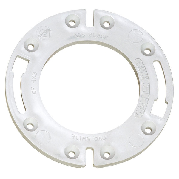 Sioux Chief Raise-A-Ring PVC Closet Flange Extension Ring 886-R | Zoro