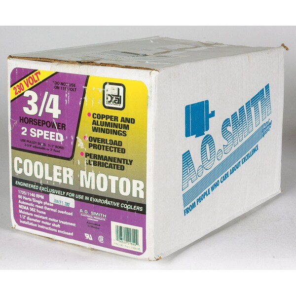 Dial Mfg Dial Black Metal Evaporative Cooler Motor 2189 | Zoro