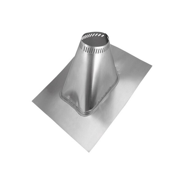 Selkirk 8 in. D Stainless Steel Adjustable Roof Flashing 208825 | Zoro
