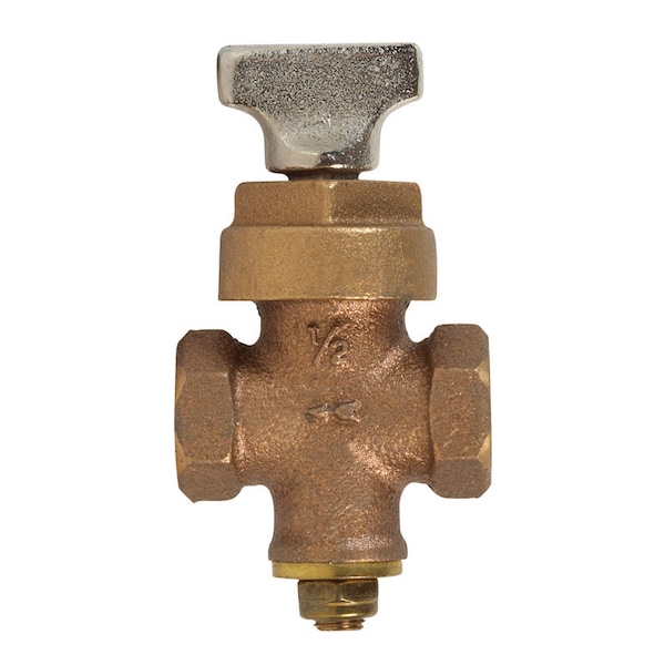 B & K Homewerks 1/2 in. FIP X 1/2 in. FIP Bronze Ground Key Stop ...