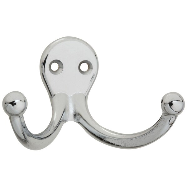 National Hardware Double Clothes Hook Chrm N274-209 | Zoro