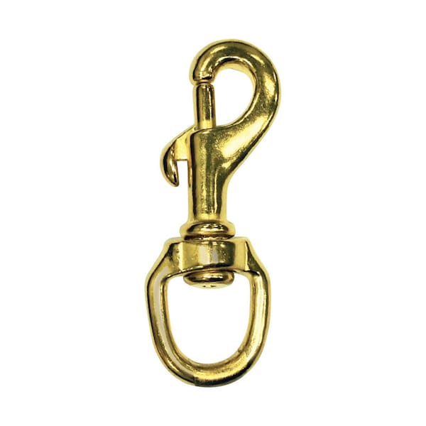 Baron 3/4 in. D X 3-3/8 in. L Polished Bronze Bolt Snap 16 lb 225B-3/4 ...