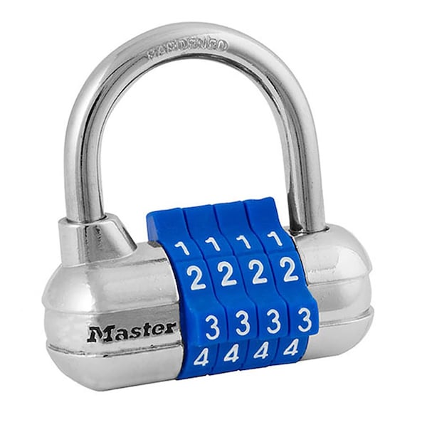 Master Lock Master Lock 2 1/2 in. W Hardened Steel 4-Digit Combination ...