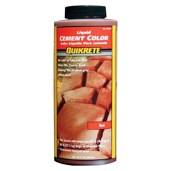 Quikrete Quikrete Liquid Cement Color 10 oz Red 1317-03 | Zoro
